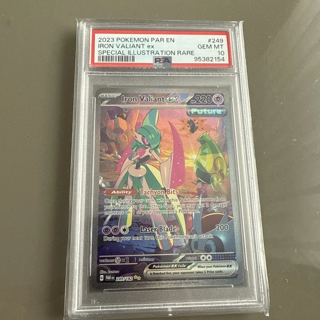 POKÉMON TCG IRON Valiant ex Paradox Rift 249/182 Holo Special Illustration Rare EUR 149,95 ...