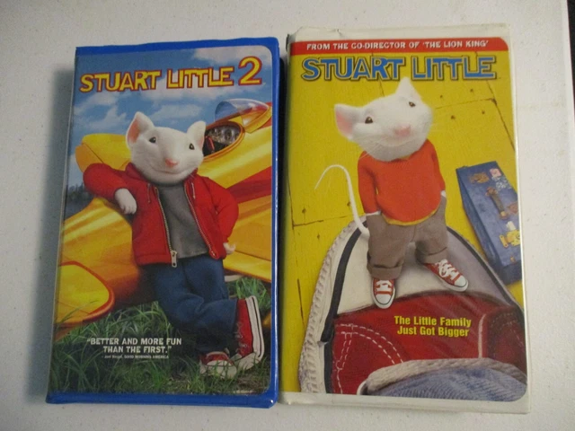 STUART LITTLE & Stuart Little 2 (VHS, Clamshell) £10.22 - PicClick UK