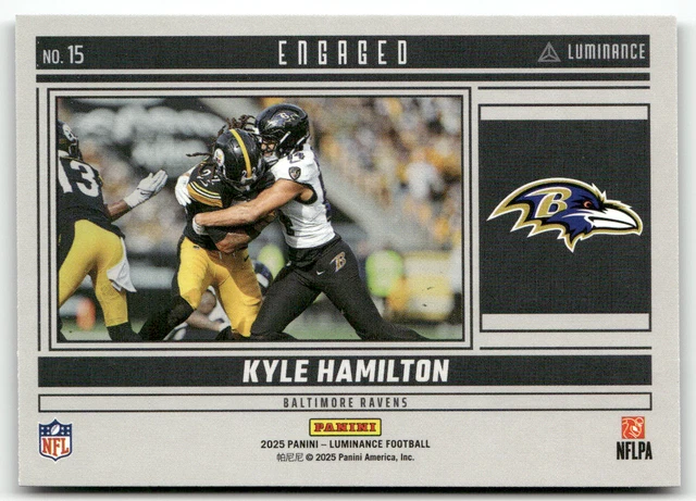 PANINI NFL 2025 Luminance No. 15 Kyle Hamilton Engaged EUR 3,49 ...