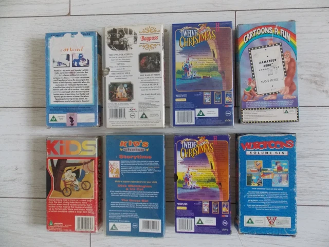 KIDS VHS BUNDLE 8 Cartoon Retro Movie Bundle £10.78 - PicClick UK