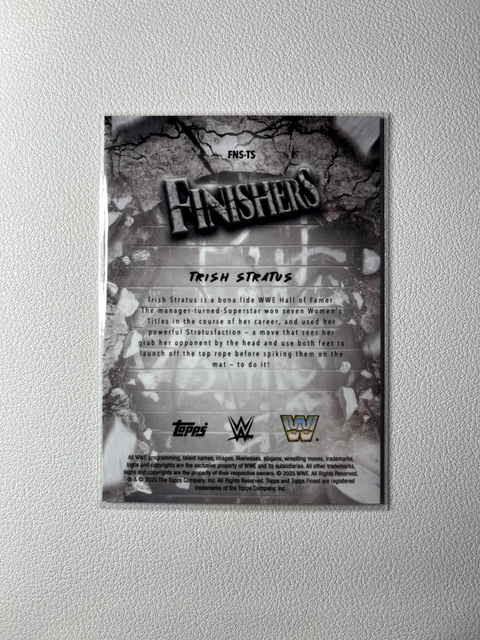 WWE TOPPS FINEST 2025 Finishers Trish Stratus #FNS-TS £5.43 - PicClick UK