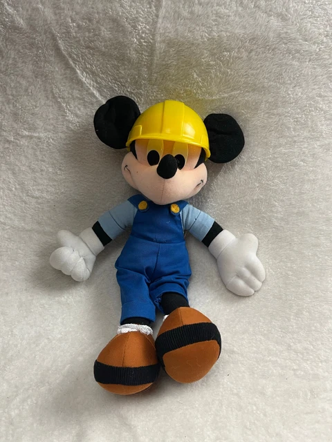 DISNEY MICKEY MOUSE as a Builder by Fisher Price soft toy plush £14.95 ...
