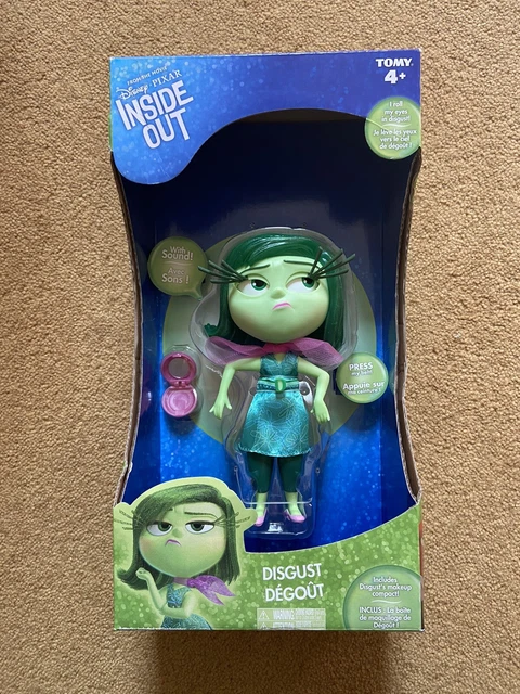 NUOVA FIGURA PARLANTE Disney Pixar Inside Out Disgust Nuova Con Scatola ...