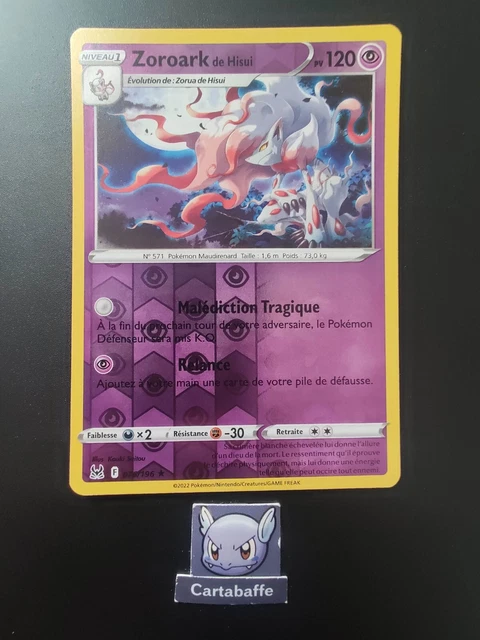CARTE POKÉMON ZOROARK de Hisui 076/196 Reverse EB11 Origine Perdue NEUF EUR 2,85 - PicClick FR