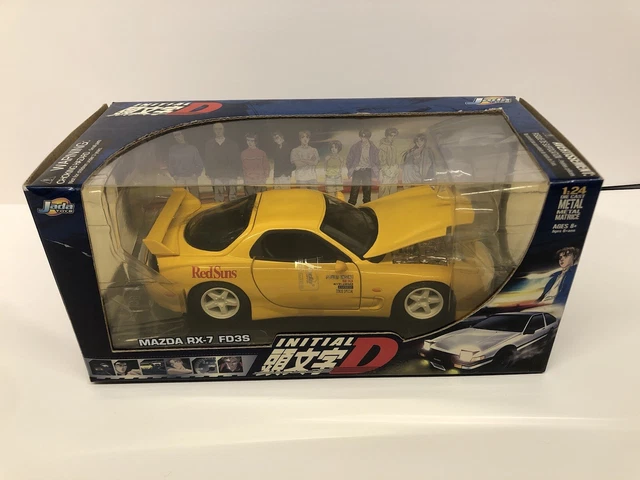 JADA TOYS INITIAL D Mazda Rx7 FD3S 1:24 Die Cast Cars JDM - READ $380. ...