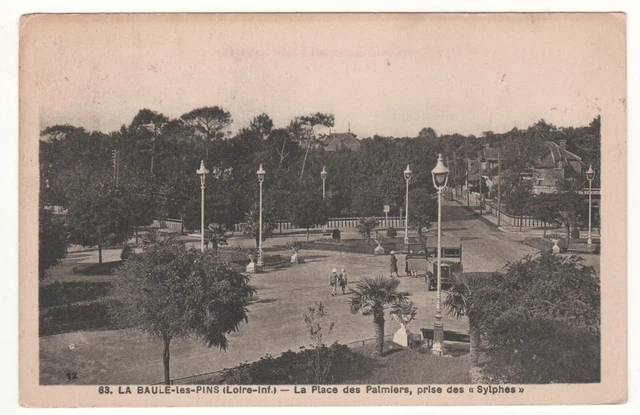 CPA 44 - LA BAULE-les-PINS : PLACE DES PALMIERS, PRISE DES SYLPHES (LOIRE-ATL) EUR 2,95 ...