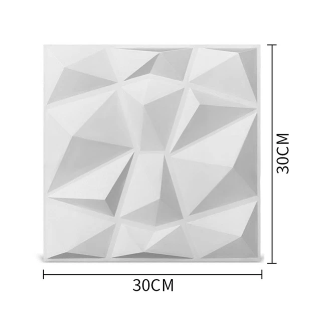 50X 3D WALL Panels Covering PVC Cladding Wallpaper Decorative Tiles ...