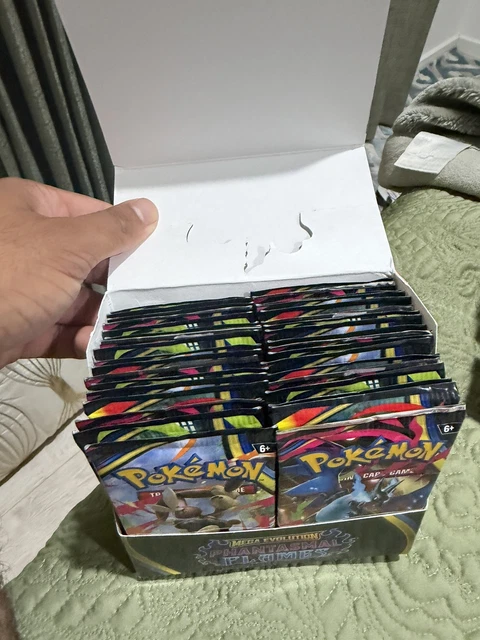 POKEMON TCG MEGA Evolution Phantasmal Flames BOOSTER BOX Factory Sealed ...