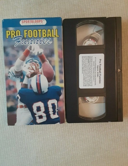PRO FOOTBALL FUNNIES-VHS Video Tape Vintage £11.49 - PicClick UK