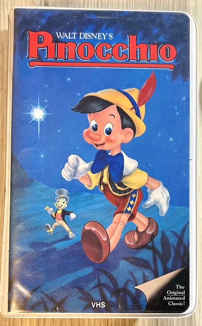 WALT DISNEY'S PINOCCHIO VHS The Original Animated Classic, 1985 $154.56 ...