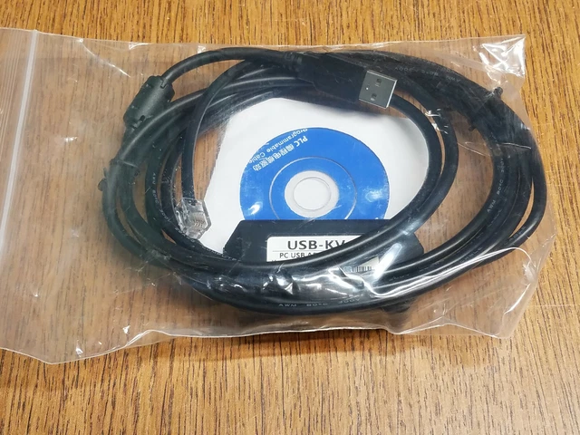 KEYENCE KV SERIES PLC programming cable USB-KV+ connector $49.95 - PicClick