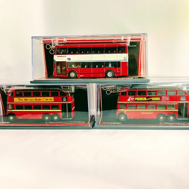 CORGI: 1:76 ORIGINAL Omnibus London Double Decker Bus Collection choose ...