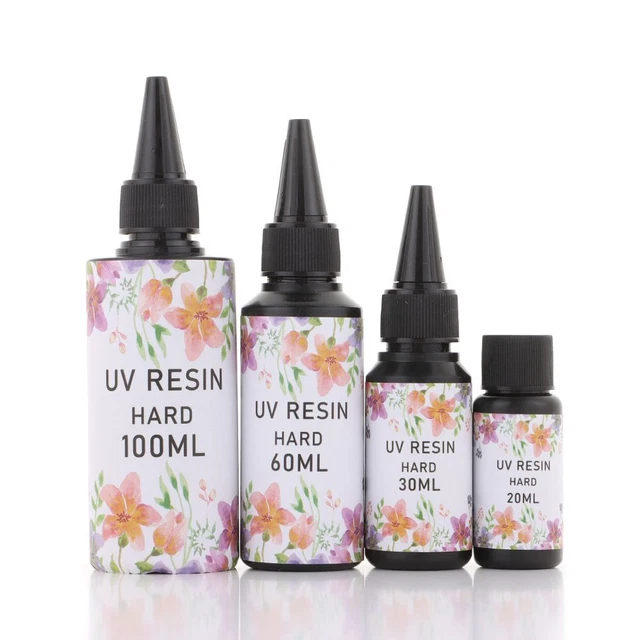 EPOXY RESIN ULTRAVIOLET Curing UV Resin Glue Crystal Clear Hard UV Quick-Drying £5.70 - PicClick UK