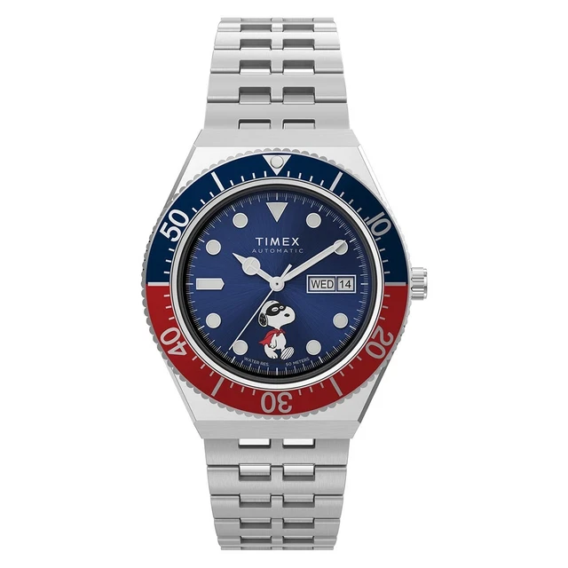 TIMEX M79 AUTOMATIC Peanuts Snoopy Masked Marvel Limited Edition Watch ...