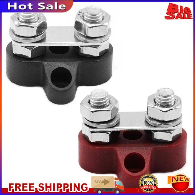 BUS BAR TERMINAL Block Heavy Duty Dual M8 Positive Power Distribution Stud $12.19 - PicClick AU