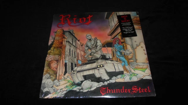 RIOT – THUNDERSTEEL original press 1988 CBS USA **sealed** LP vinyl £61 ...