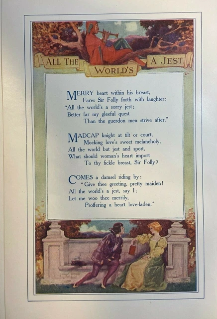 1906 VINTAGE MAGAZINE Illustration All The World Is A Jest $19.99 ...