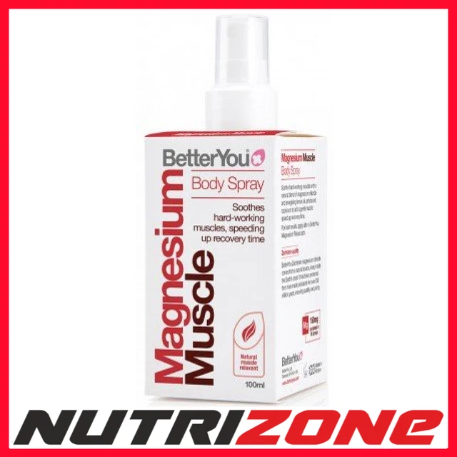 BETTERYOU MAGNESIUM MUSCLE Body Spray - 100 ml £15.50 - PicClick UK