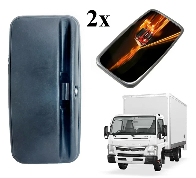 MAIN WING MIRRORS For Mitsubishi CANTER FUSO TRUCK LORRY Left + Right ...