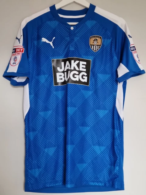 NOTTS COUNTY 2018/2019 Match Worn & Signed Terry Hawkridge Shirt [JAKE ...