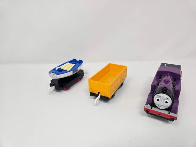 THOMAS & FRIENDS Trackmaster Ryan & Skiff Truck TOMY Plarail Train Tank ...