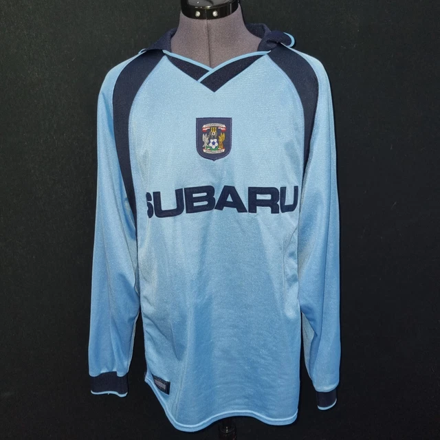 COVENTRY CITY FOOTBALL Shirt Home Top 2002 03 Long Sleeved CCFC Soccer ...