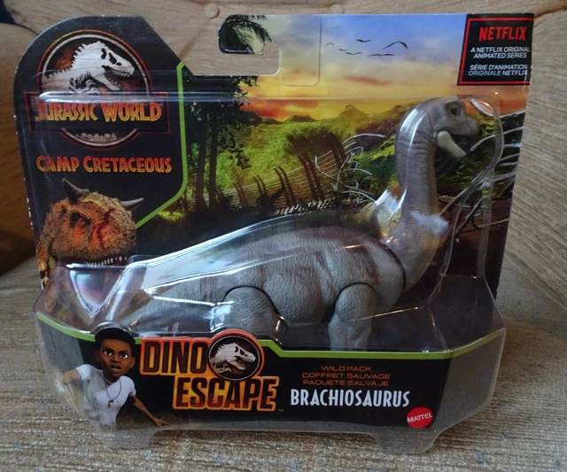 MATTEL JURASSIC WORLD Dino Escape Camp Cretaceous Wild Pack ...