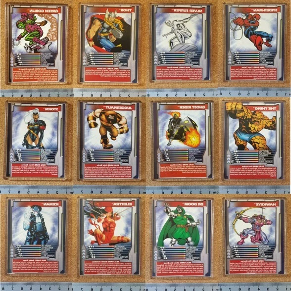 FRIDGE MAGNET (FB6) Top Trumps Card Marvel Comic Hero Villians ...