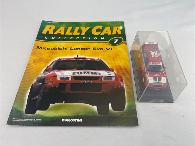 DEAGOSTINI RALLY CAR Collection Issue 7 Mitsubishi Lancer Evo VI ...