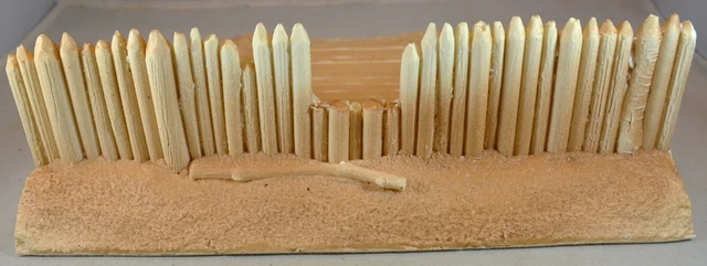 MICSHAUN'S CLOSET ALAMO Unpainted Palisade Artillery Position Wall ...