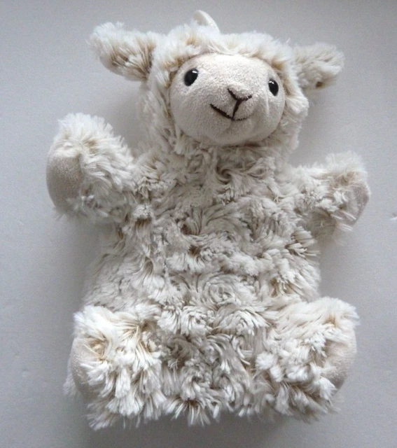P7. DOUDOU MARIONNETTE RODA RODADOU MOUTON AGNEAU blanc beige marron ...