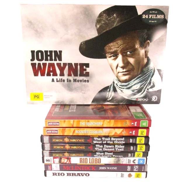 JOHN WAYNE DVD Bundle 13 DVDs 31 Movies PG PAL/NTSC R4 Titles in ...