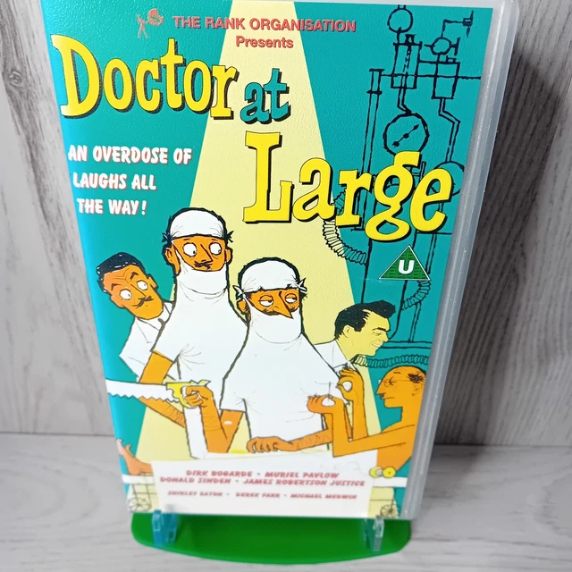 DOCTOR AT LARGE Vhs -Rare Retro Video Tape Movie £10.21 - PicClick UK