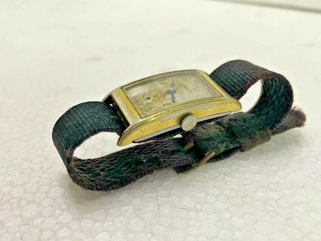 OLD VINTAGE RARE Pierce Watch Co. Inc Men's Wrist Watch Swiss Made ...