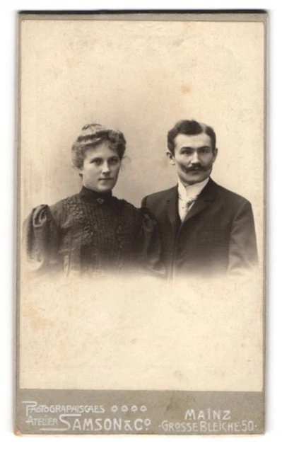 FOTOGRAFIE SAMSON & Co., Mainz, Grosse Bleiche 50, Dame im schwarzen ...