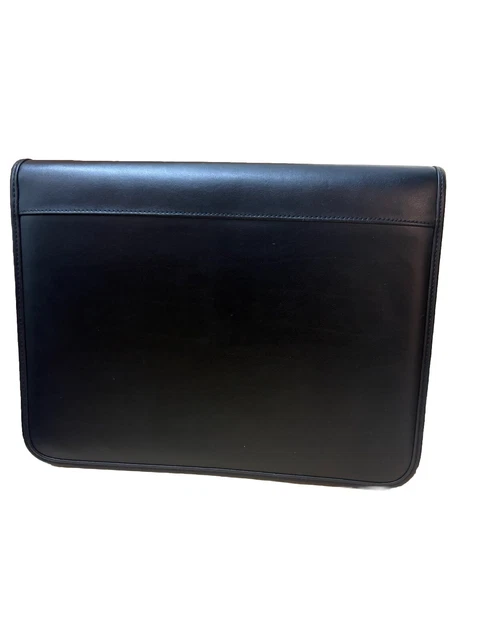 A4 LEDER MAPPE Schreibmappe Konferenzmappe Aktenmappe Dokumentenmappe ...