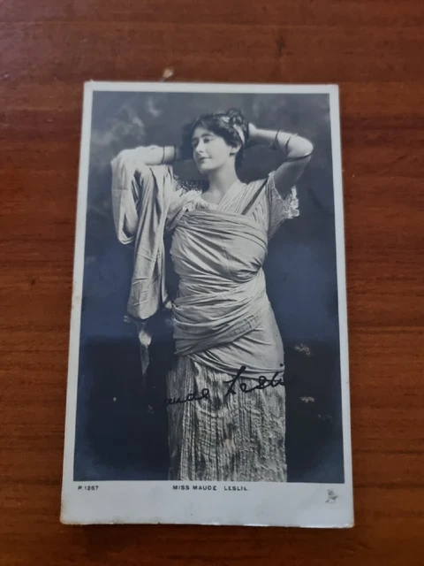 POSTCARD. ACTOR ACTRESS. Maude Leslie. Vintage. c1910's EUR 6,00 - PicClick FR