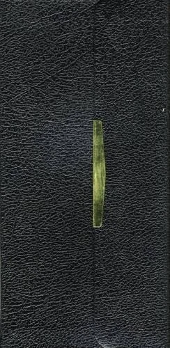 THOMAS NELSON KJV Compact Checkbook Bible, Black Bonded Leather ...