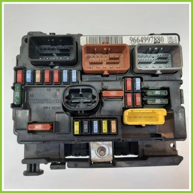 BODY ORDINATEUR ECU Module Bcm Bsi SIEMENS C3 A51 1.4 9664997880 ...
