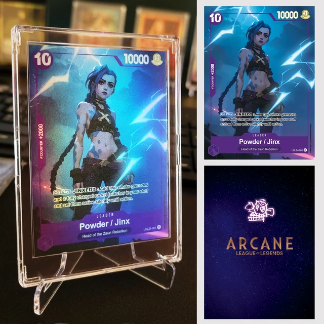 JINX POWDER STAR Card TCC - ARCANE Rare Custom Holographic EUR 88,00 ...