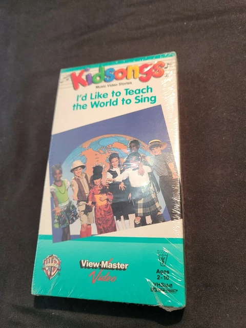 VHS KIDSONGS I'D Like To Teach The World To Sing View-Master (VHS, 1986 ...