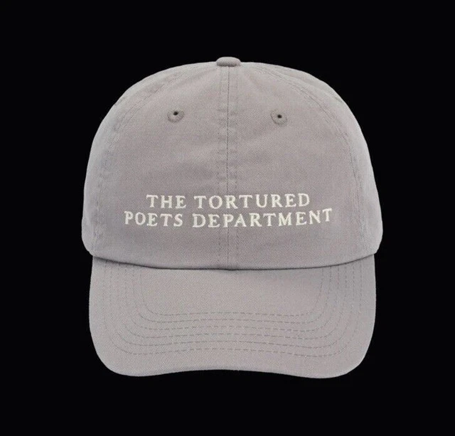 TAYLOR SWIFT THE Tortured Poets Department TTPD Grey Dad Hat PRESALE £ ...