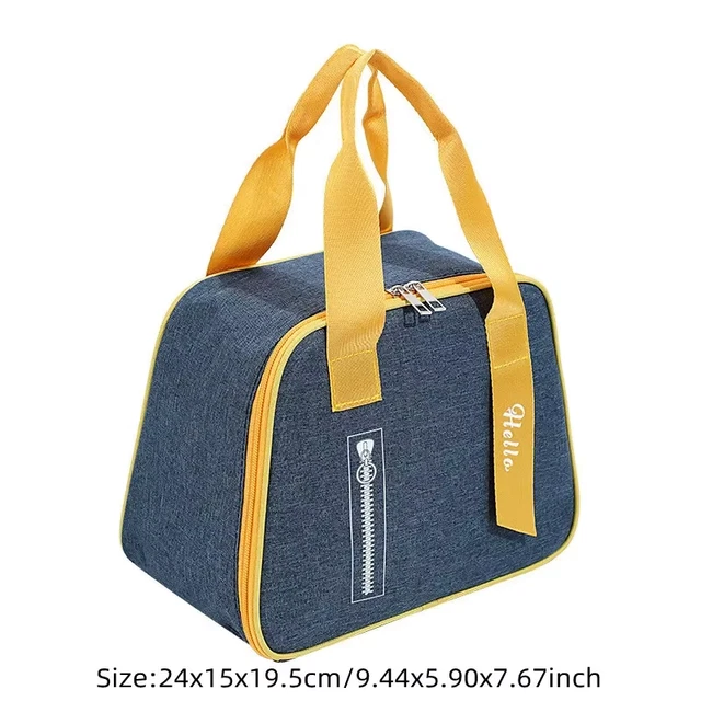 PORTABLE INSULATED THERMAL Picnic Food Lunch Bag Box Cartoon Tote Food ...
