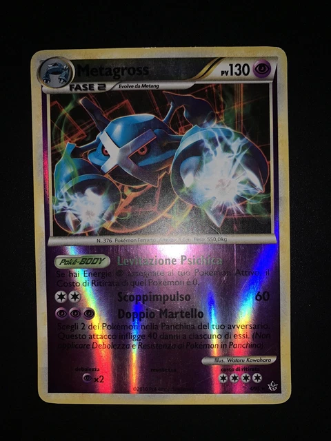 CARTA POKÉMON METAGROSS Holo Reverse Forze Scatenate Ita Italiano 4/95 ...