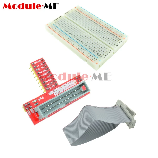 RASPBERRY PI GPIO kit Extension Board Adapter Breadboard 26pin GPIO ...