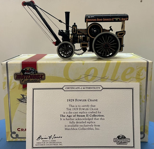 MATCHBOX YAS07 FOWLER Steam Crane - Marston - Models Of Yesteryear $12. ...