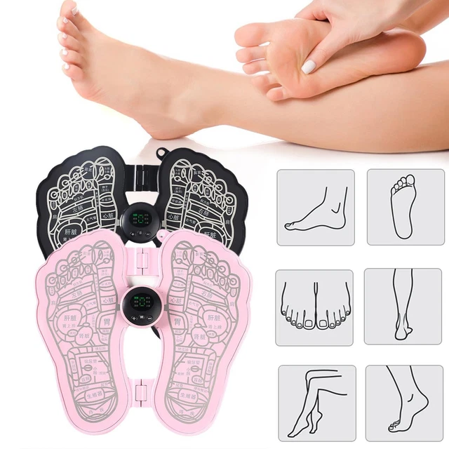 Electric Ems Foot Massager Leg Reshaping Pad Feet Muscle Stimulator Mat