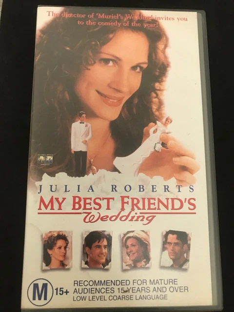MY BEST FRIEND'S Wedding Julia Roberts VHS £9.73 - PicClick UK