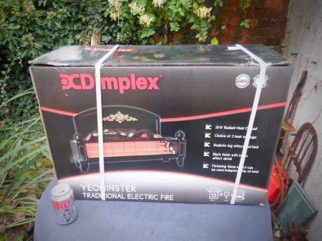 DIMPLEX YEOMINSTER & 2KW Radiant Electric Fire Model YEO20 Brand New In ...