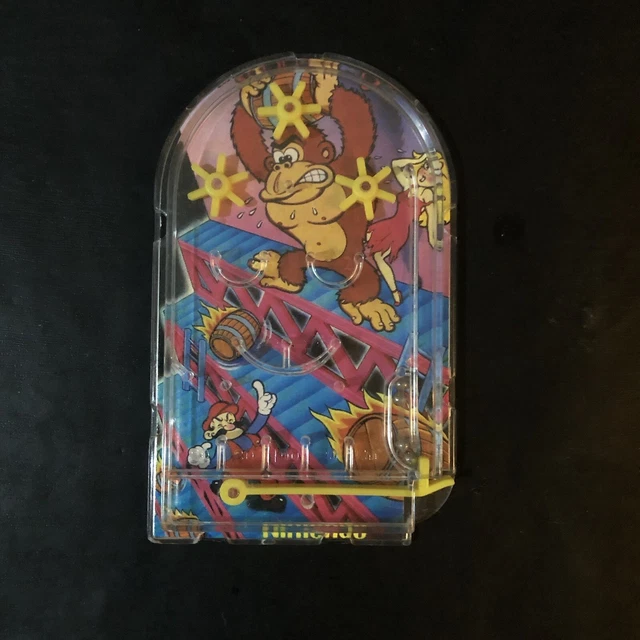 NNINTENDO SUPER MARIO Donkey Kong Vintage Mini Jeu de Flipper Pachinko ...